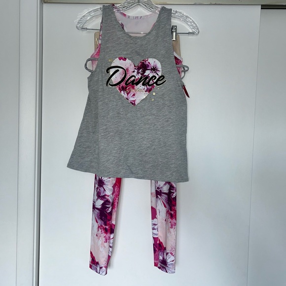 Justice | Matching Sets | Justice Tank With Builtin Sports Bra And ...